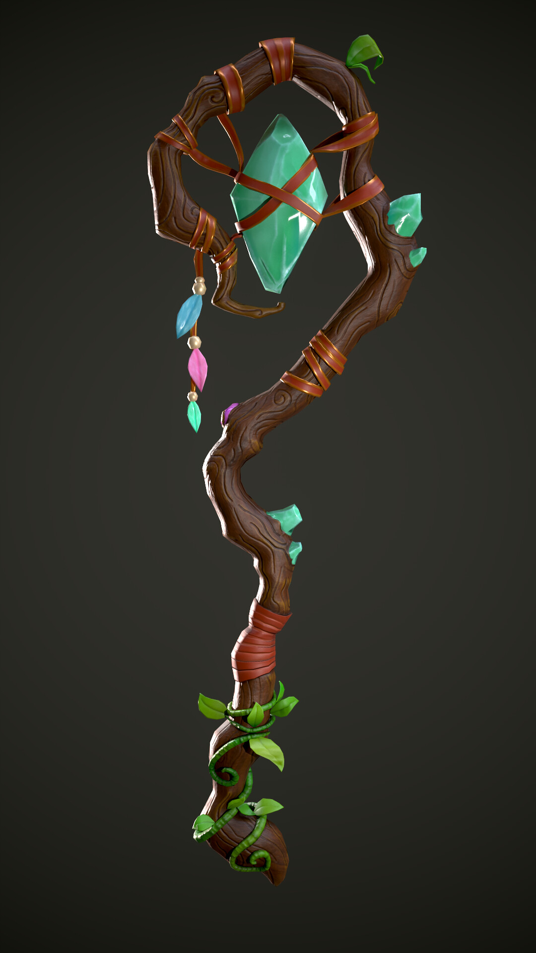ArtStation - Stylized Magic Staff