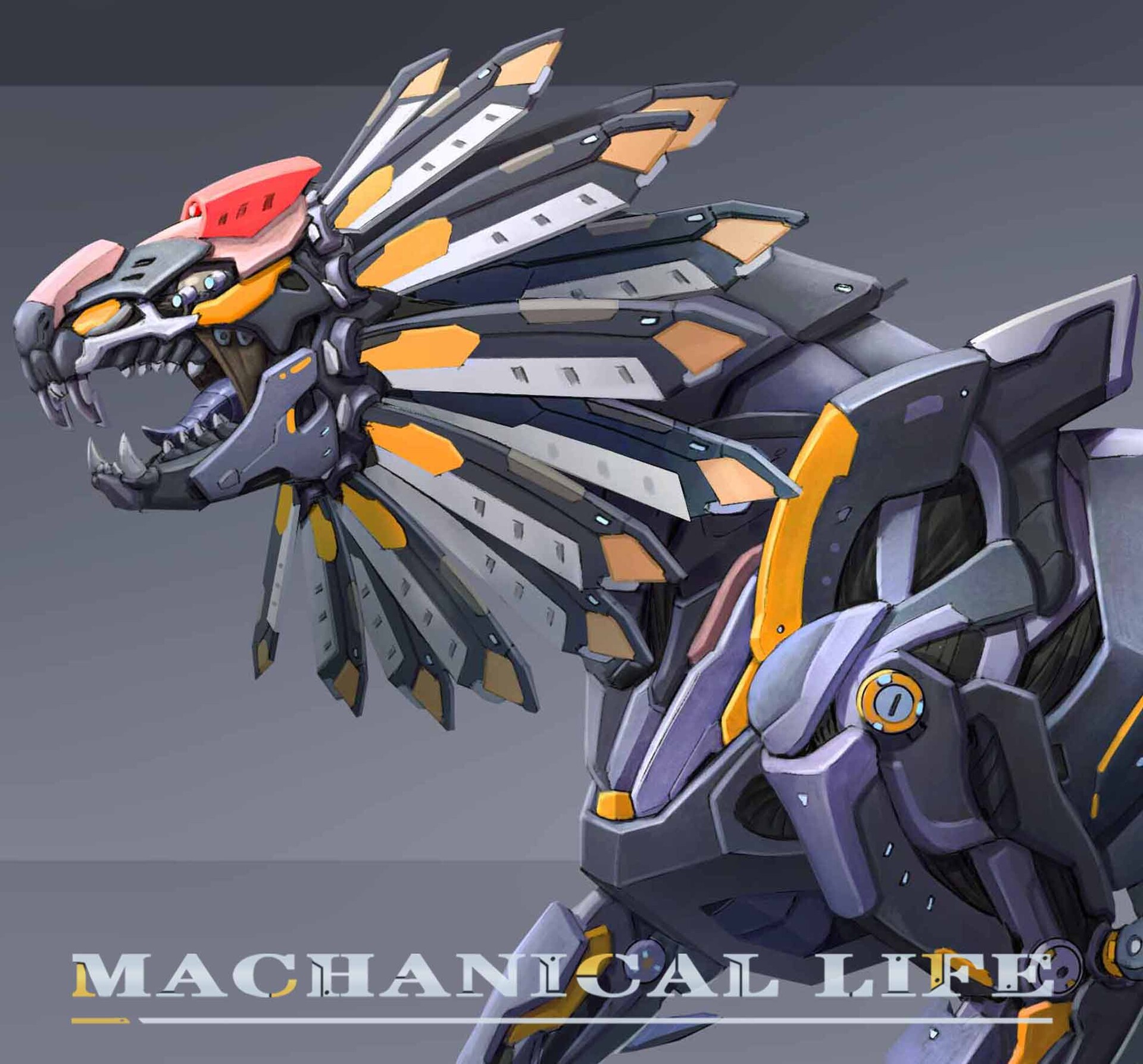 ArtStation - Mech Lion