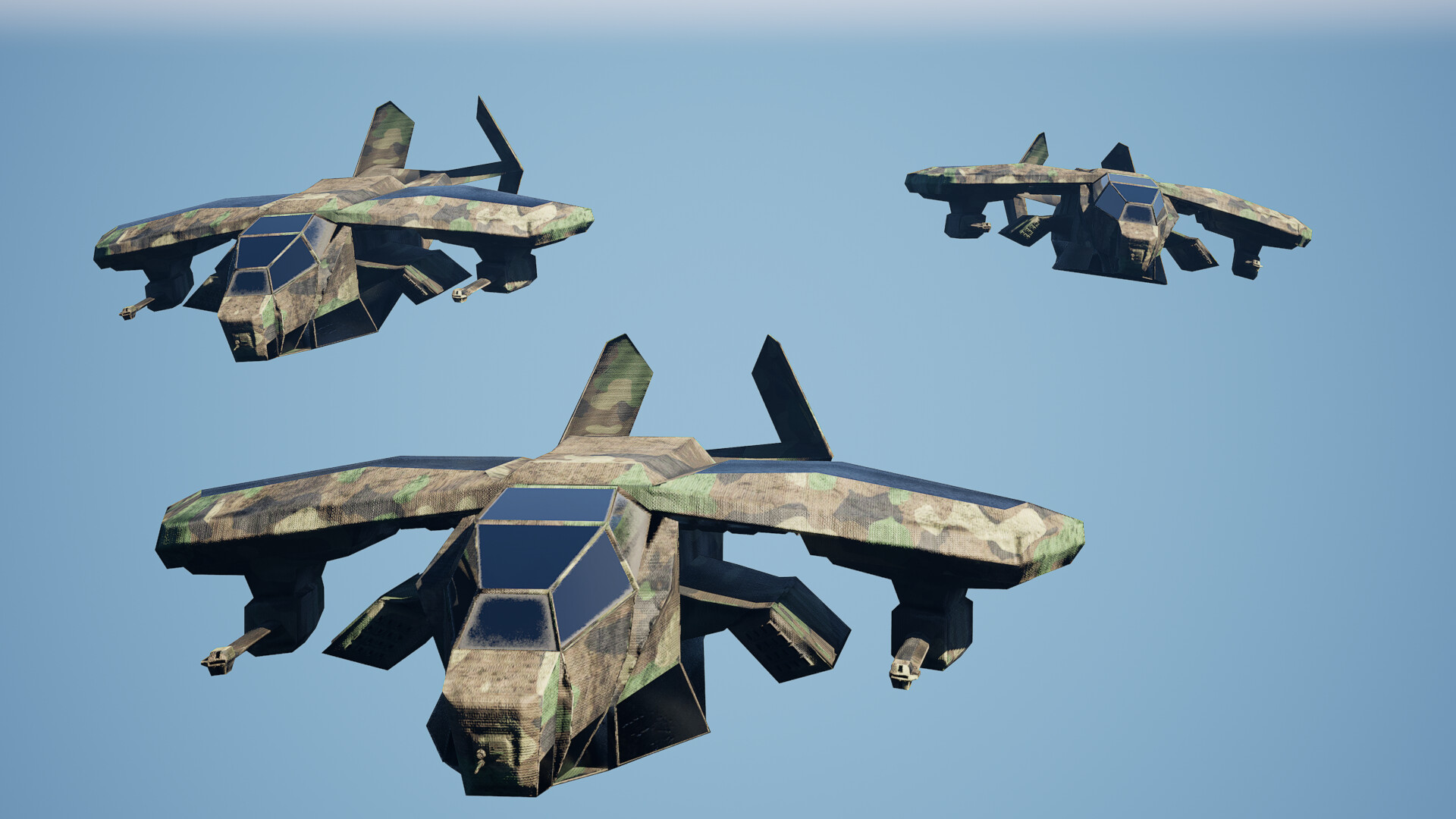 ArtStation - VTOL Gunship