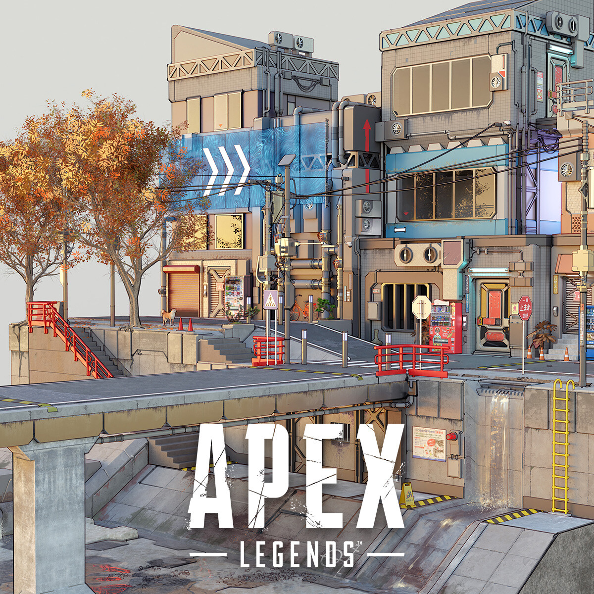 ArtStation - E-District Early Exploration - Apex Legends