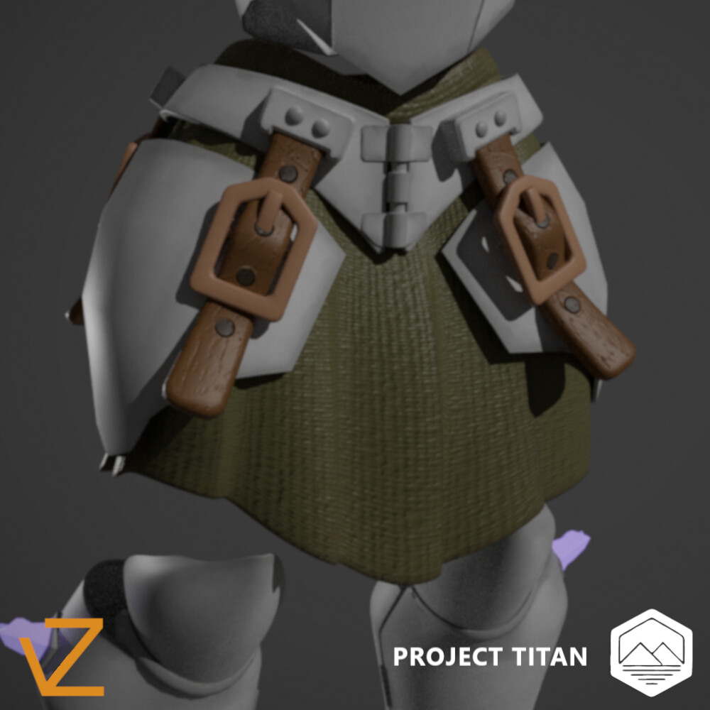 ArtStation - Prop - Armour - Project Titan