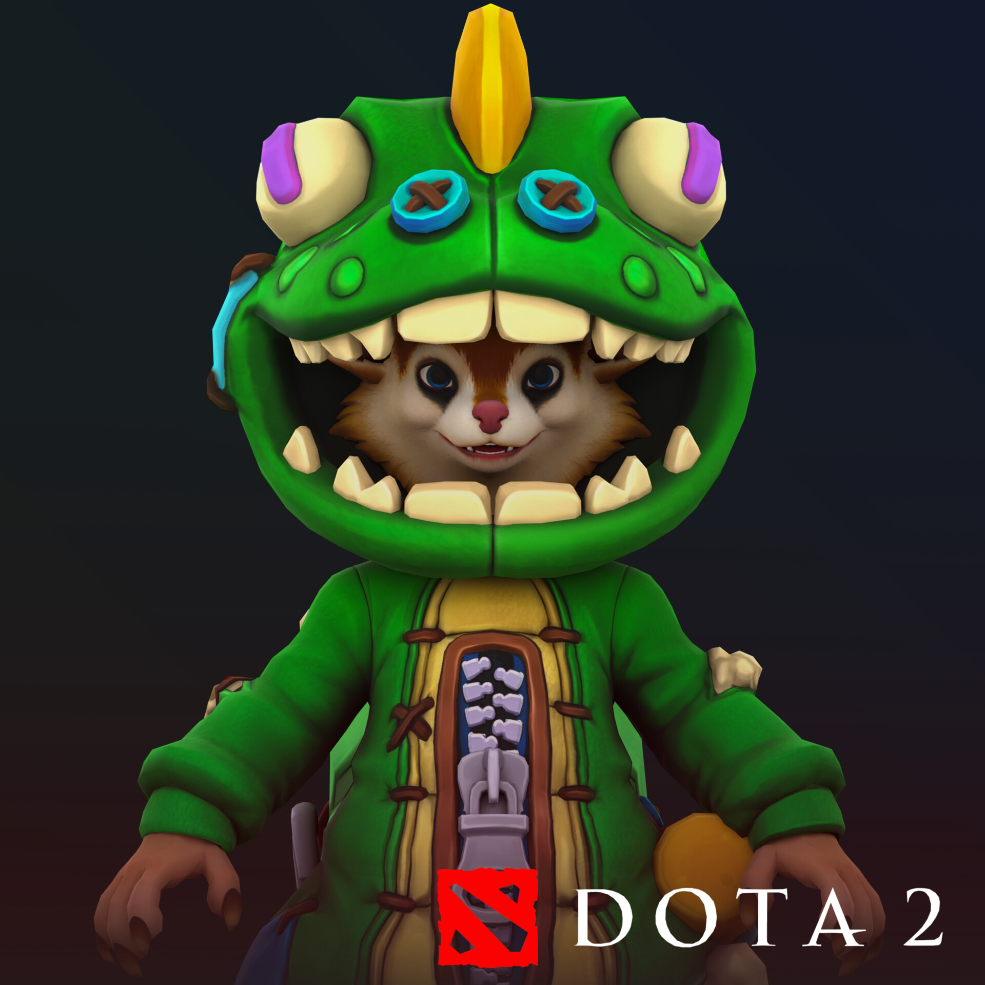 ArtStation - DOTA 2 Hoodwink - Character Art Skin