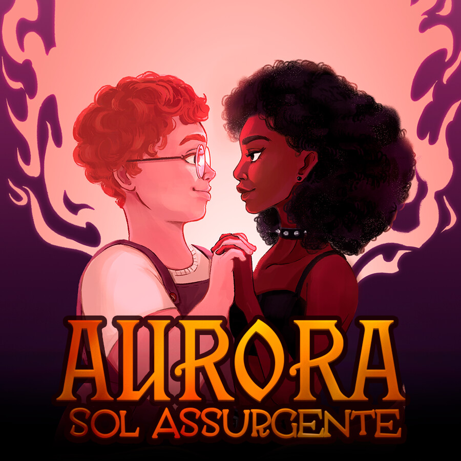 ArtStation - AURORA Book Cover Illustration