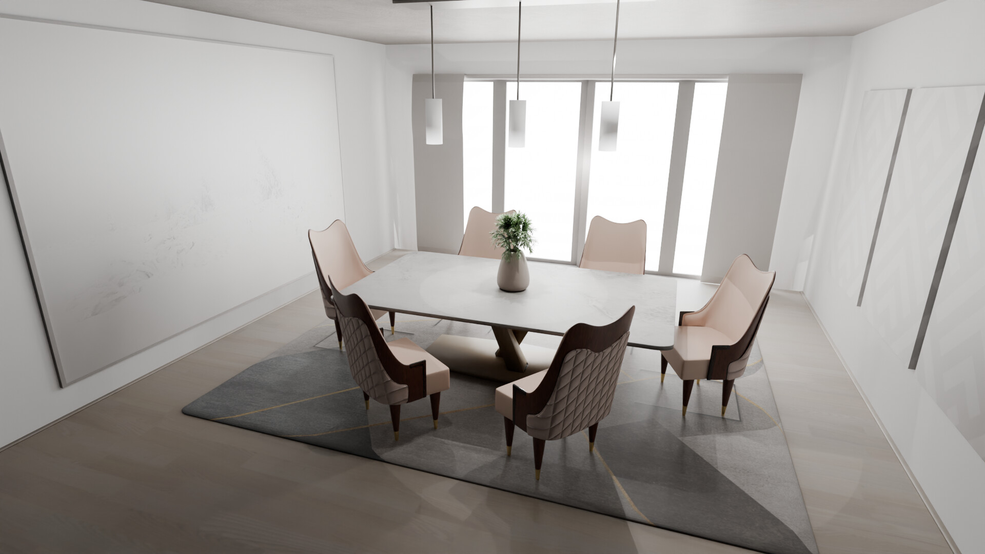 ArtStation - Modern Dining chair 3D model