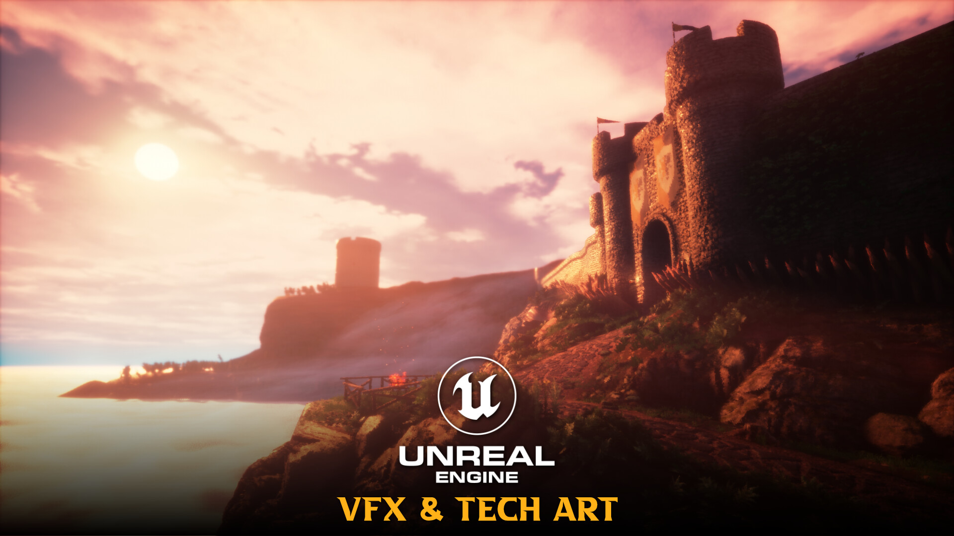 ArtStation - Castle In The Clouds - UE4 Stylized Environment ...