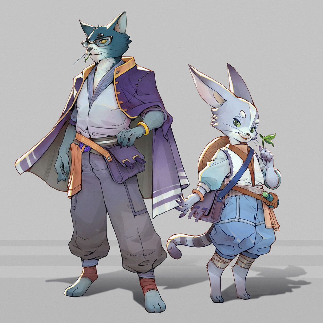 ArtStation - Cat family