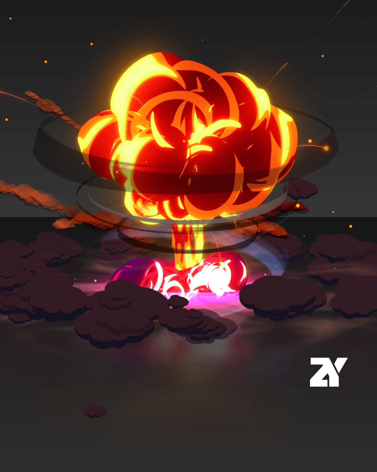 ArtStation - Super Nuclear Explosion