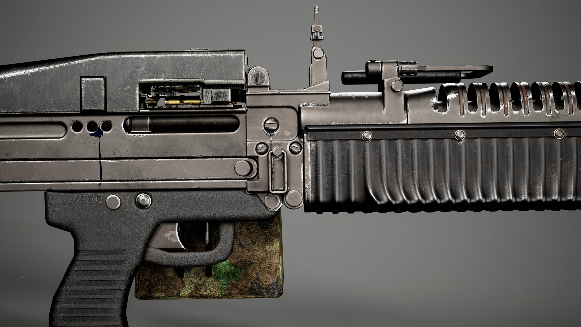 ArtStation - M60 Machine Gun