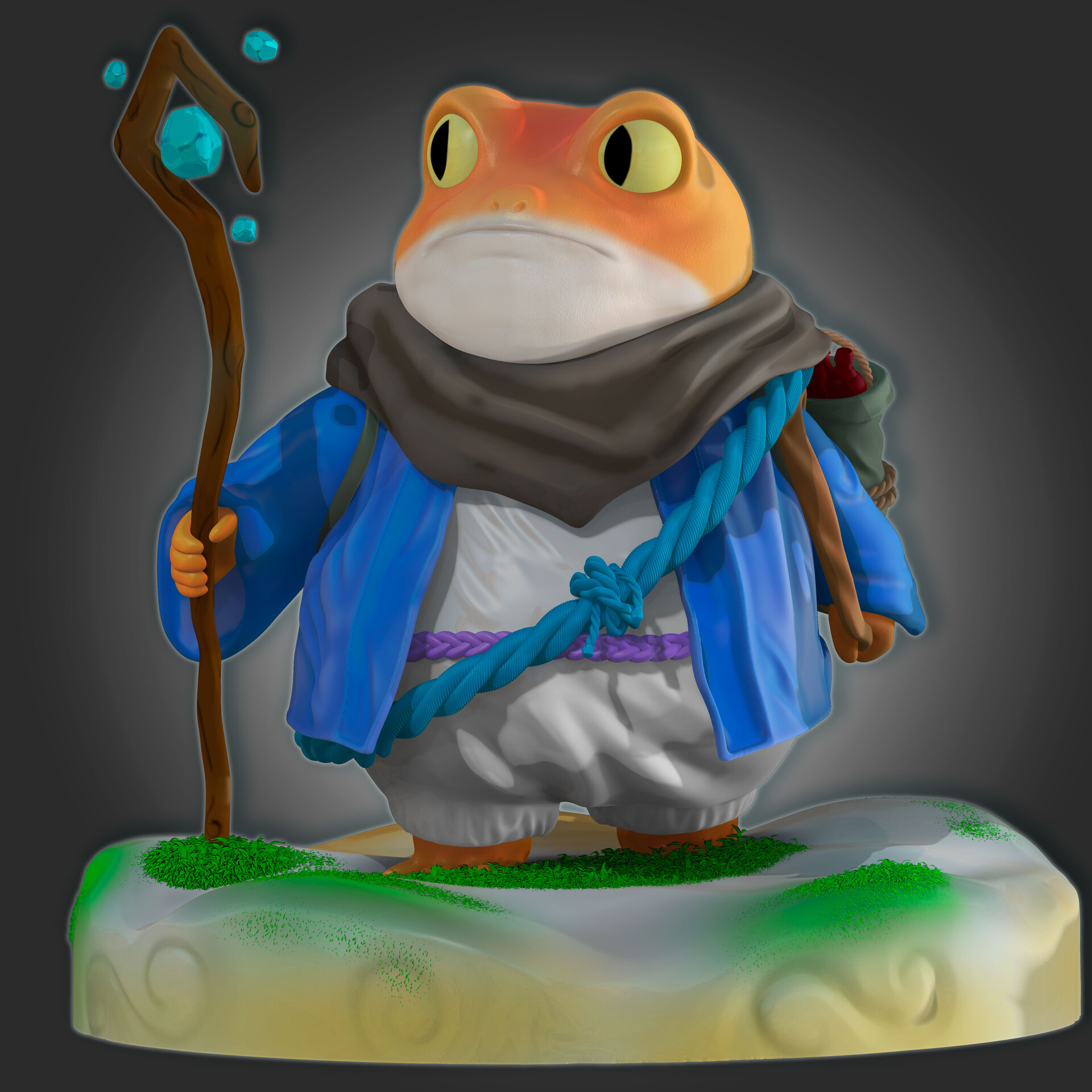 ArtStation - Adventurer Frog