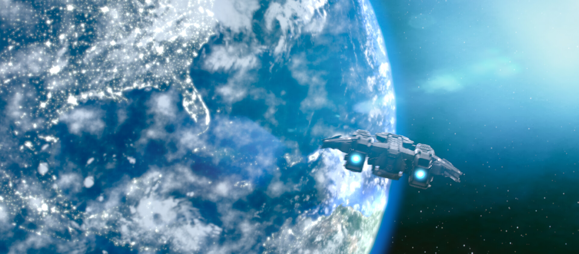 ArtStation - Spaceship Compositing