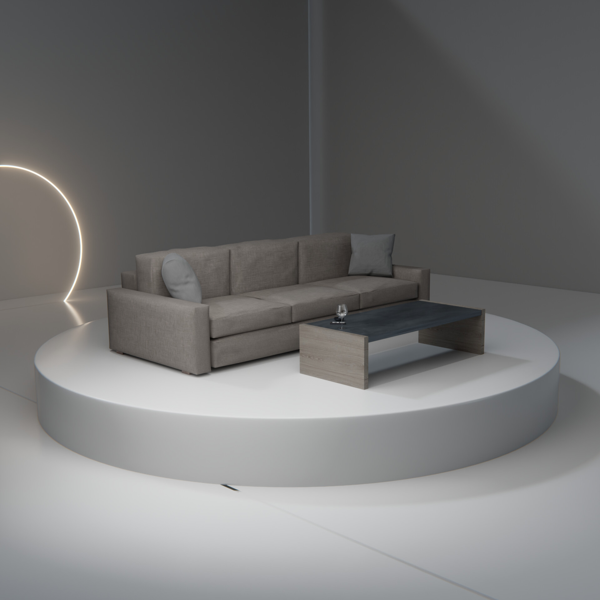 ArtStation - Modern Living Room Setup - Test Showcase