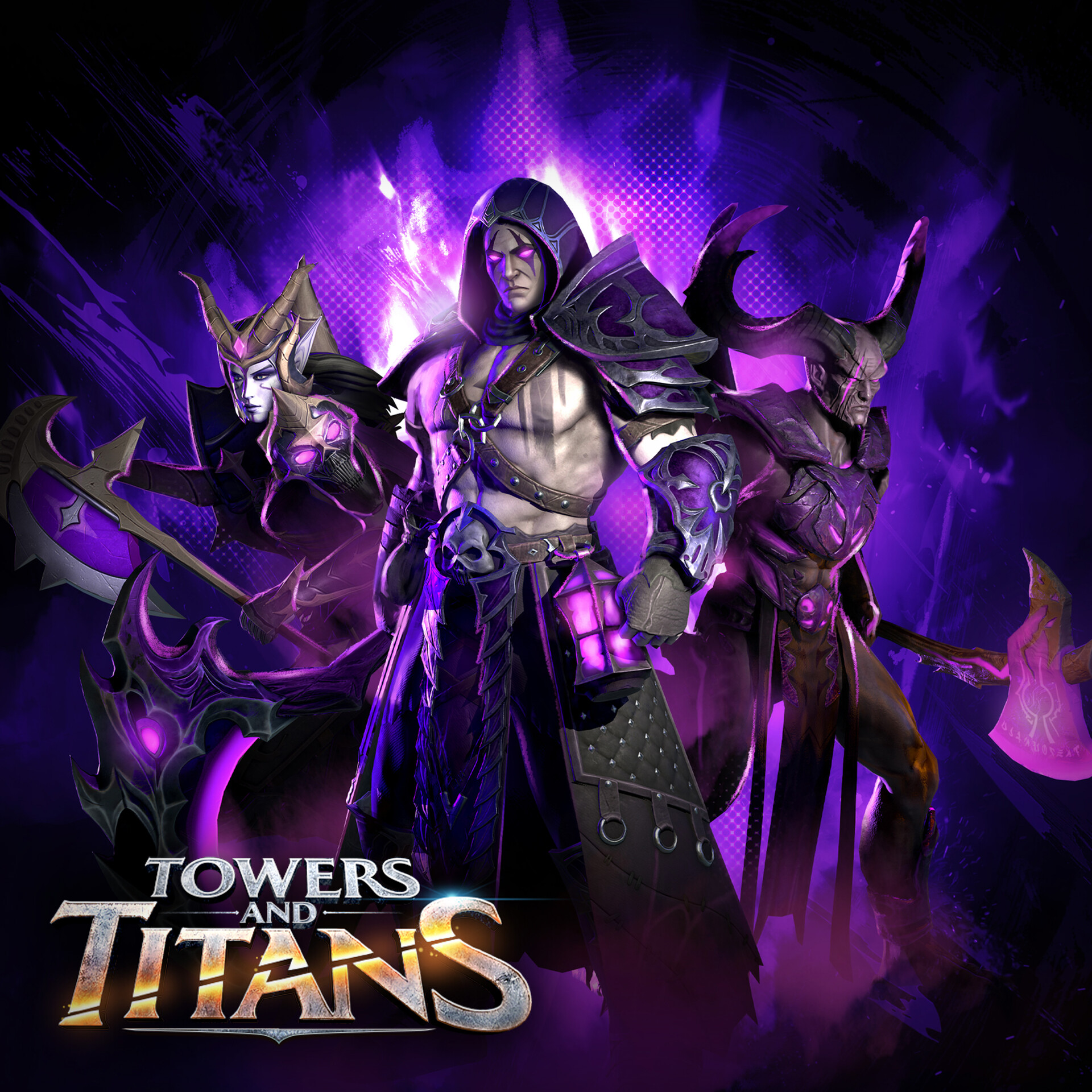 ArtStation - Tower and Titans Banner Art Illustration Dark Event