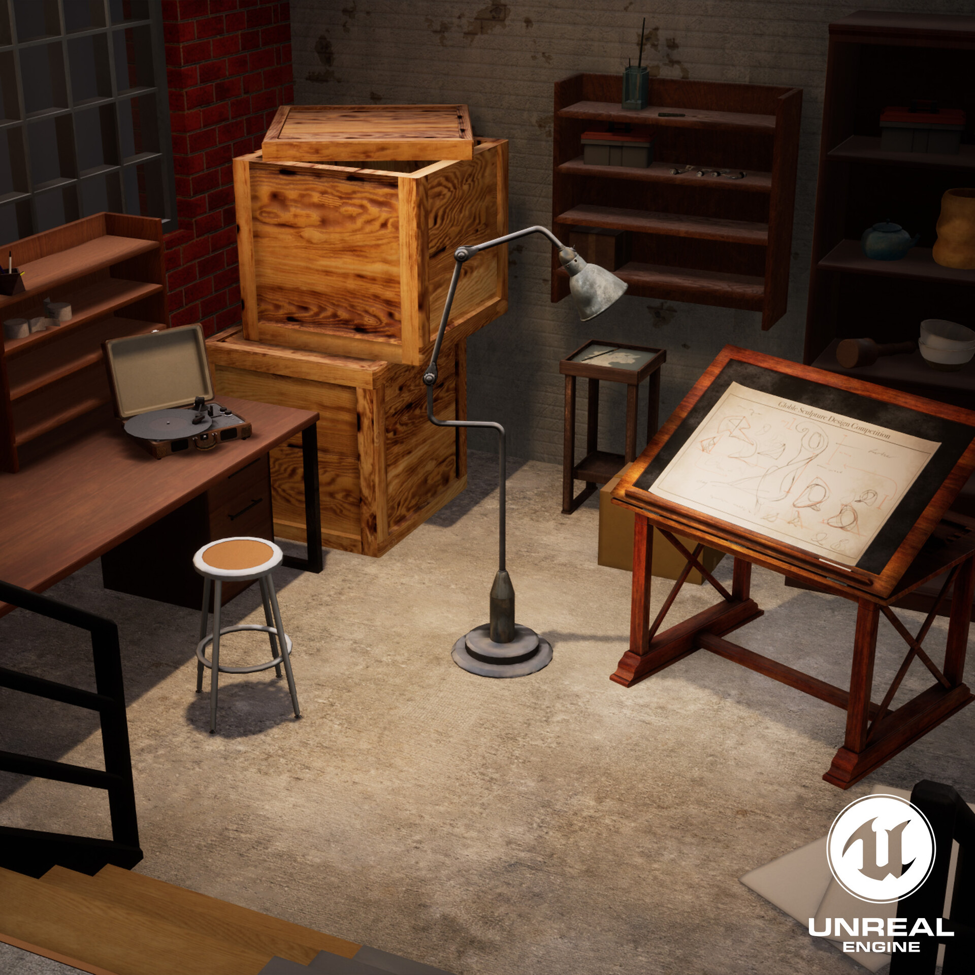 ArtStation - Sculpture Studio - Exploration Game