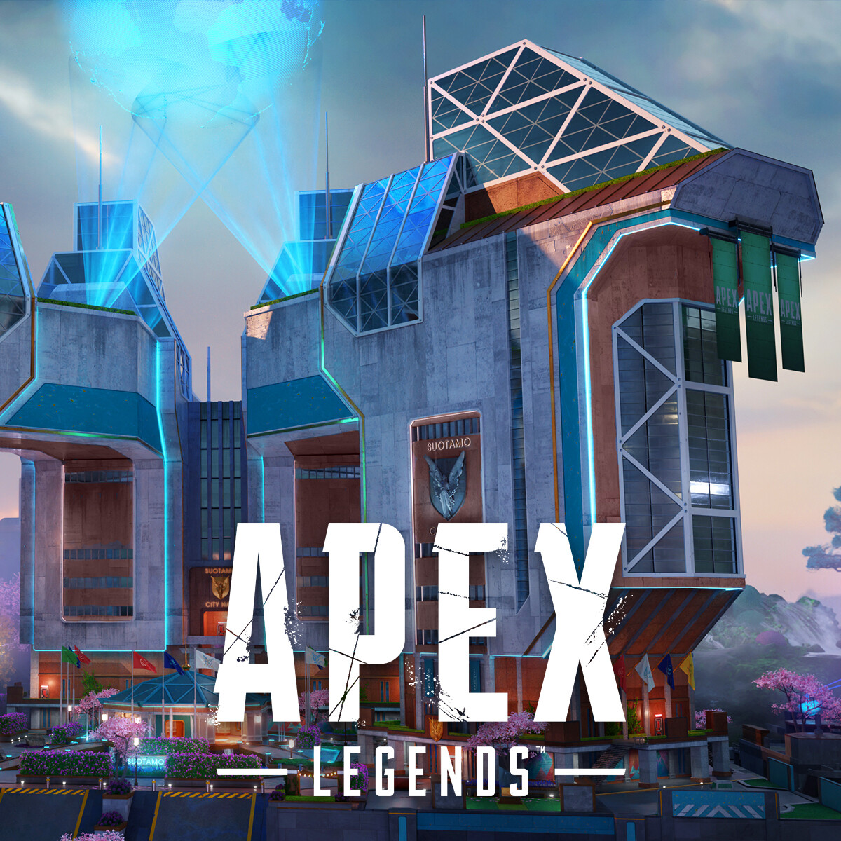 ArtStation - Apex Legends Season 22 E-District - City Hall Exterior