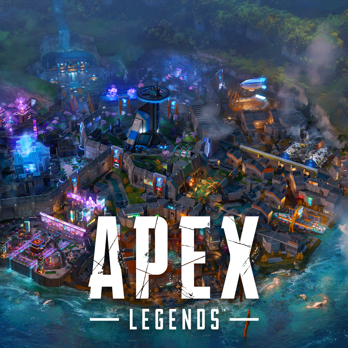 ArtStation - Apex Legends Season 22 E-District - Map Overview