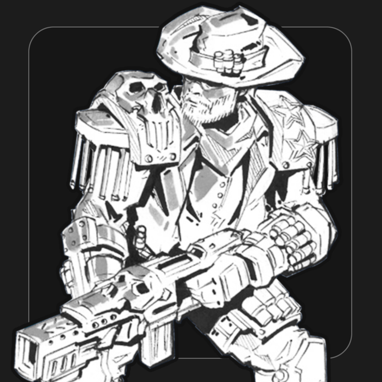 ArtStation - Death Slinger : (fresh from the sketchbook)