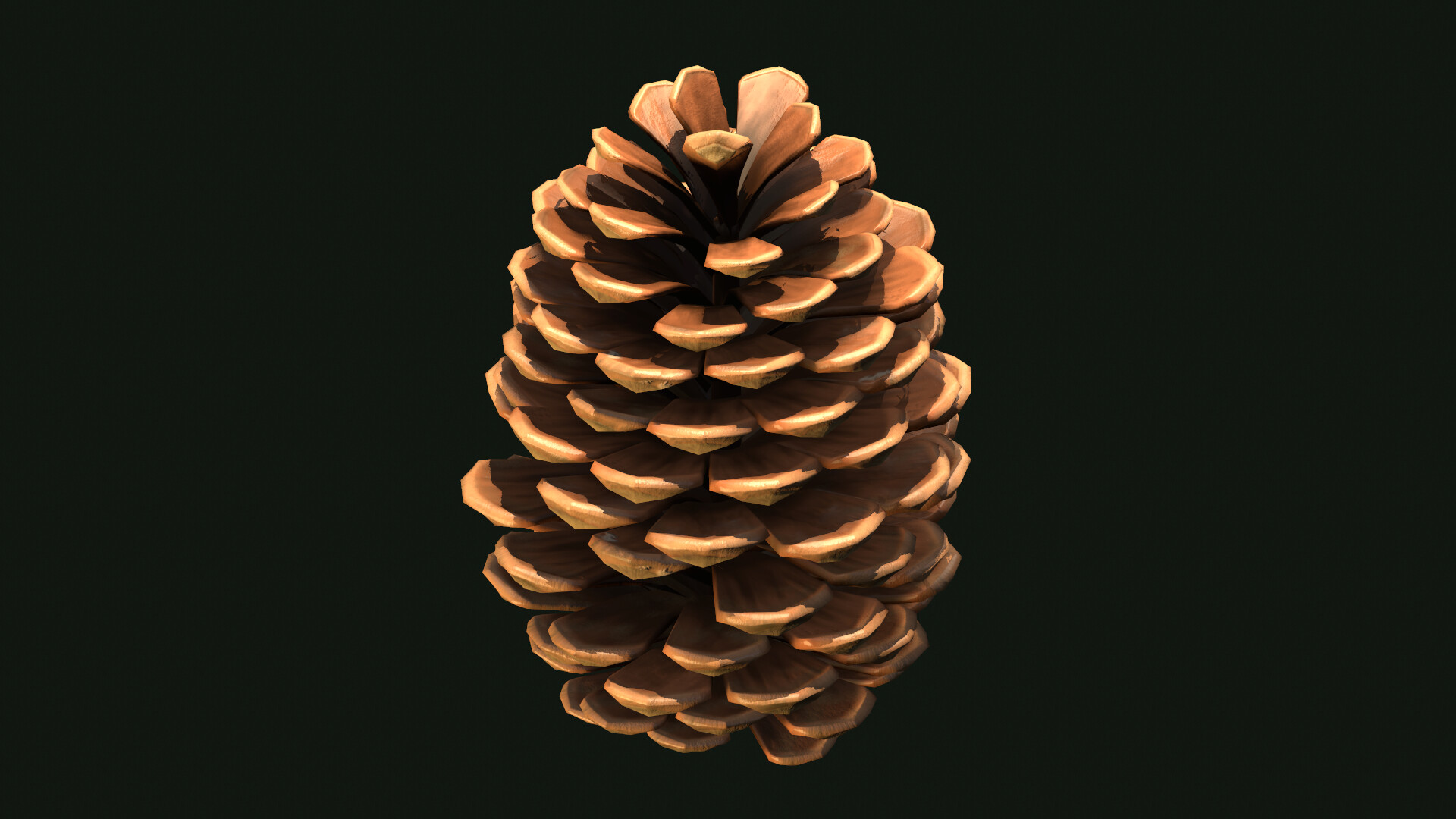 ArtStation - Ponderosa Pine Cone