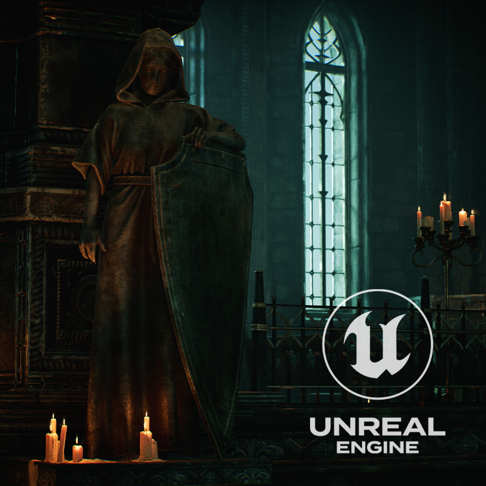 ArtStation - (Re)lighting Practice - Ancient Cathedral [UE5]
