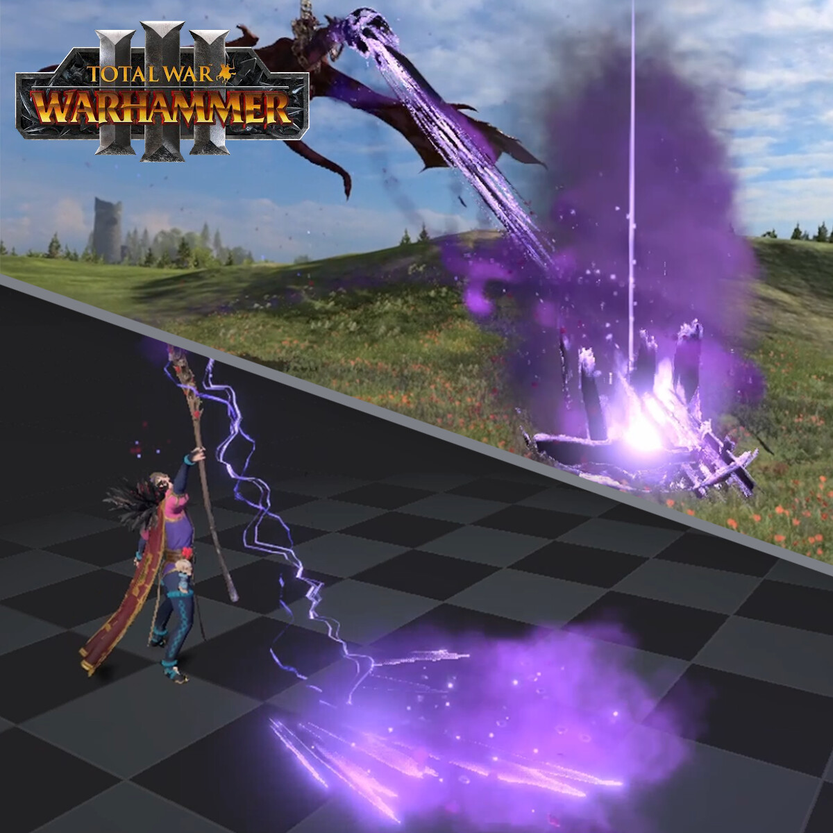 ArtStation - Total War: Warhammer 3 - Elspeth Von Draken VFX