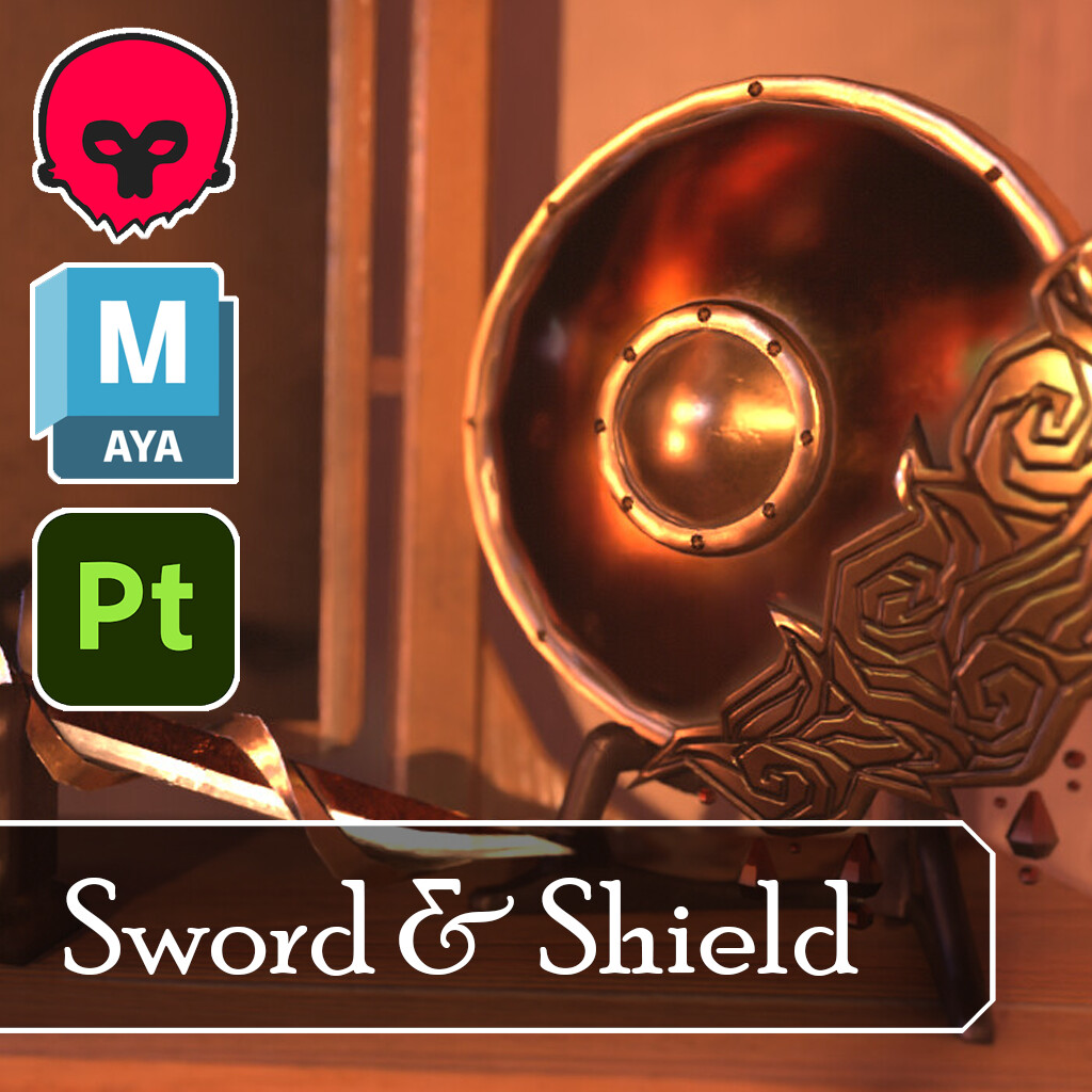 ArtStation - Sword & Shield Set