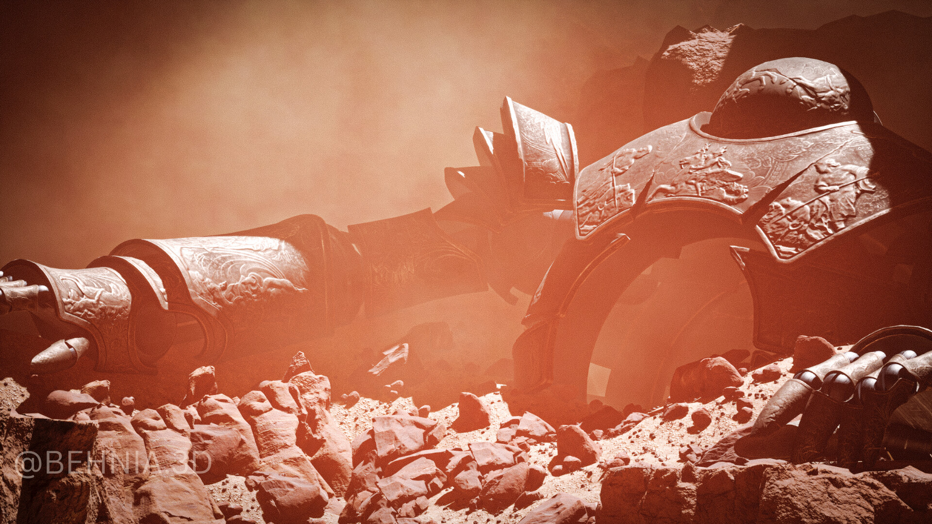 ArtStation - Ancient robots from thousands of years ago