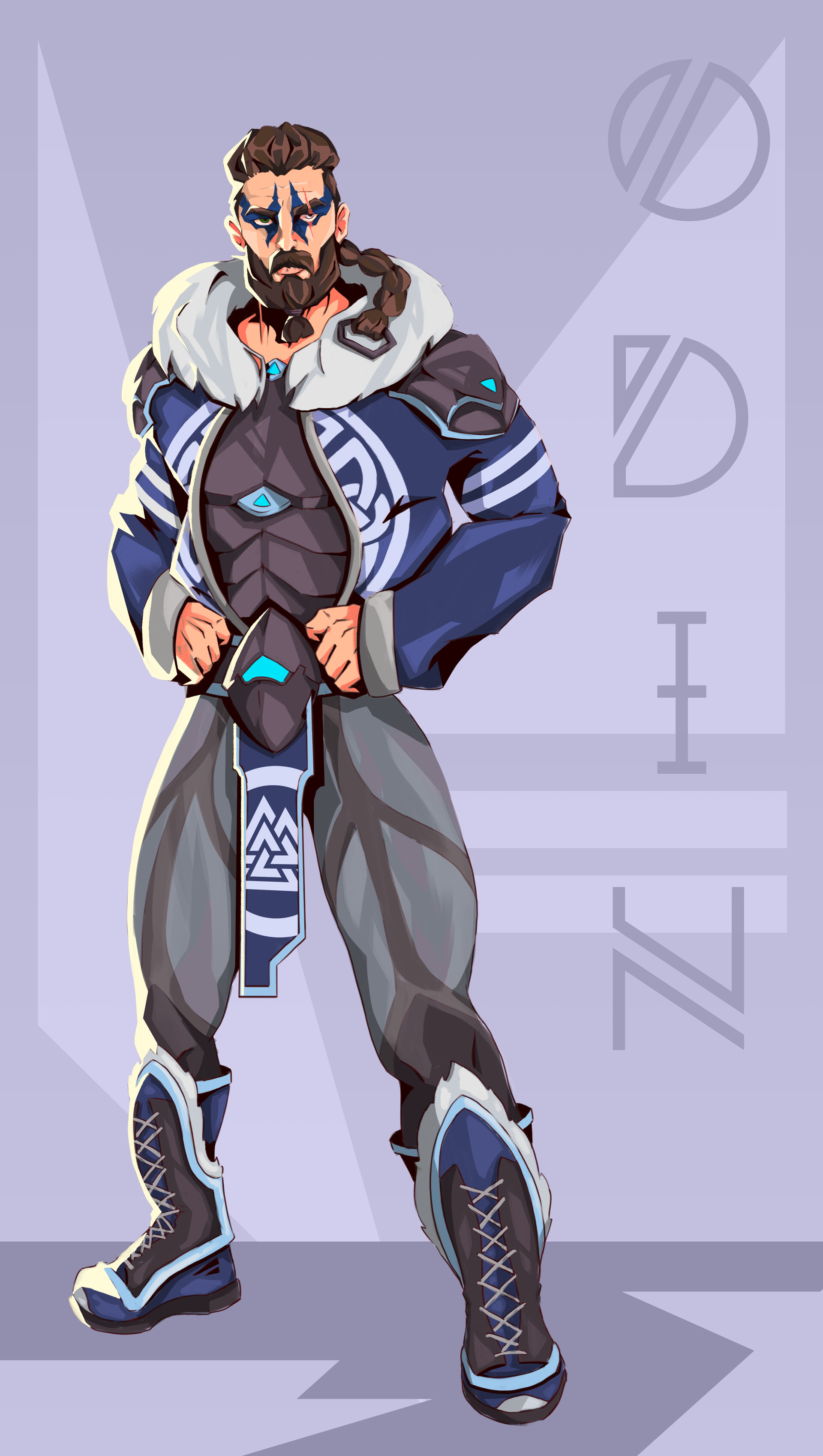 ArtStation - "Valhalla - Space agent Odin design"