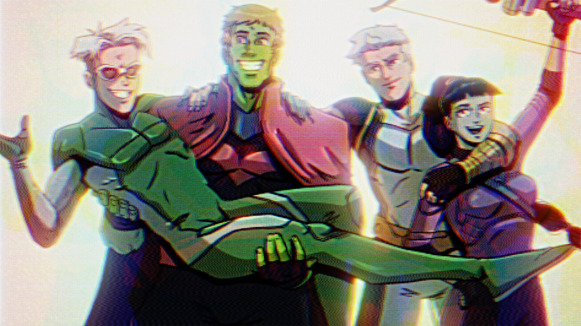 ArtStation - Younger Avengers // MARVEL SNAP animation
