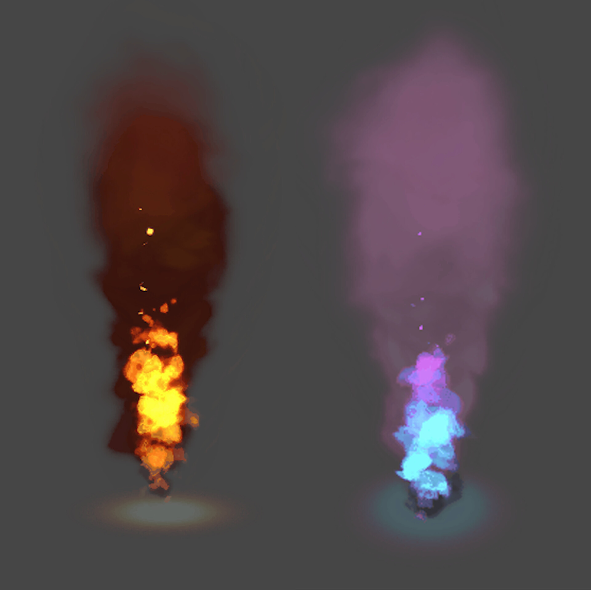 ArtStation - Stylized Fire