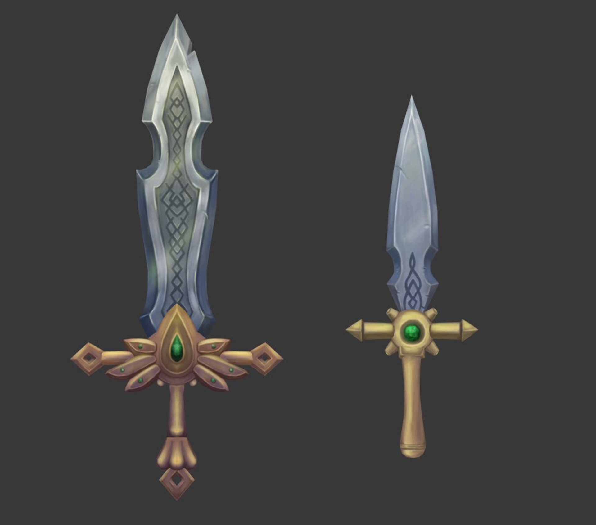 ArtStation - Hand Painted Weapons