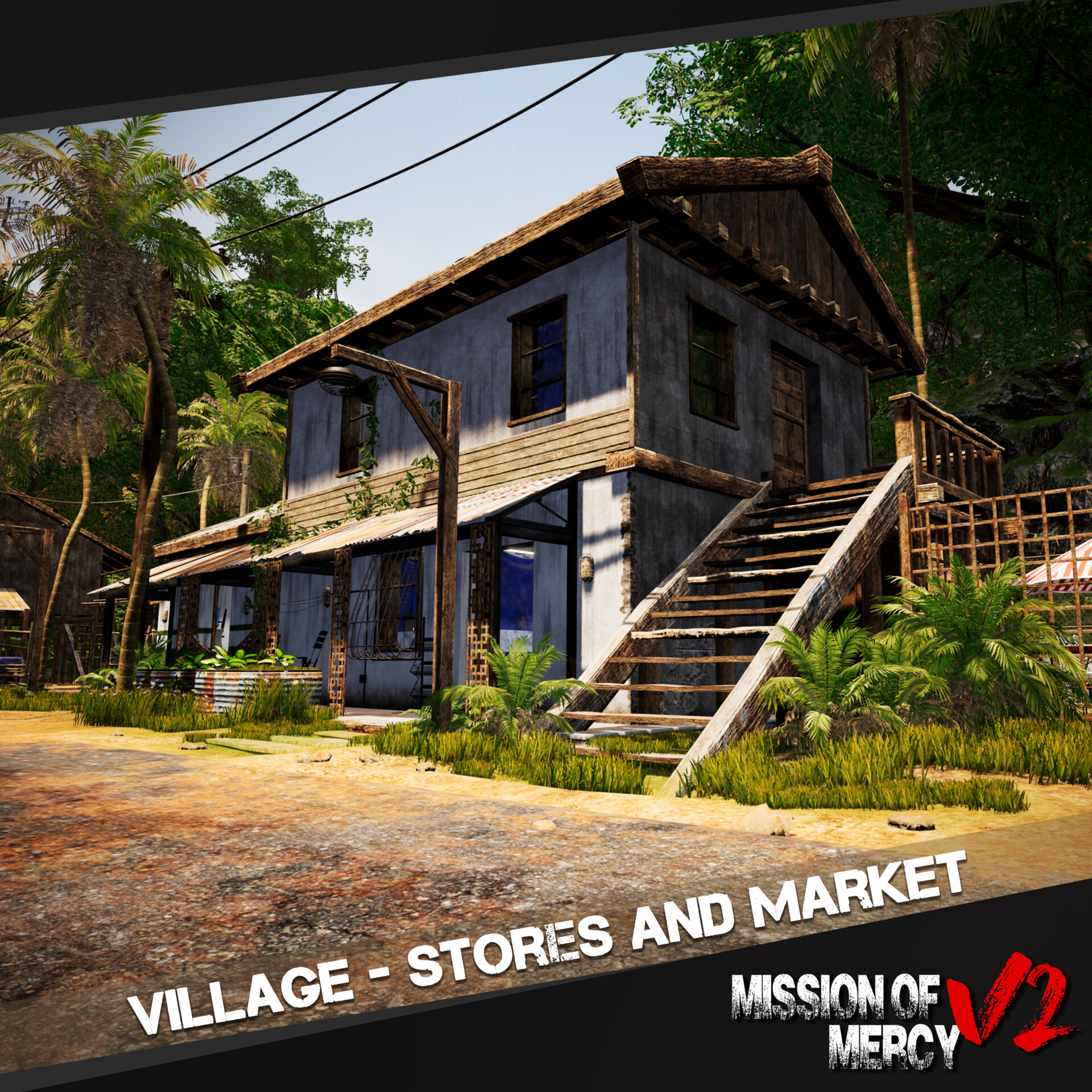 ArtStation - Mission of Mercy V2 - Village - Stores and Markets
