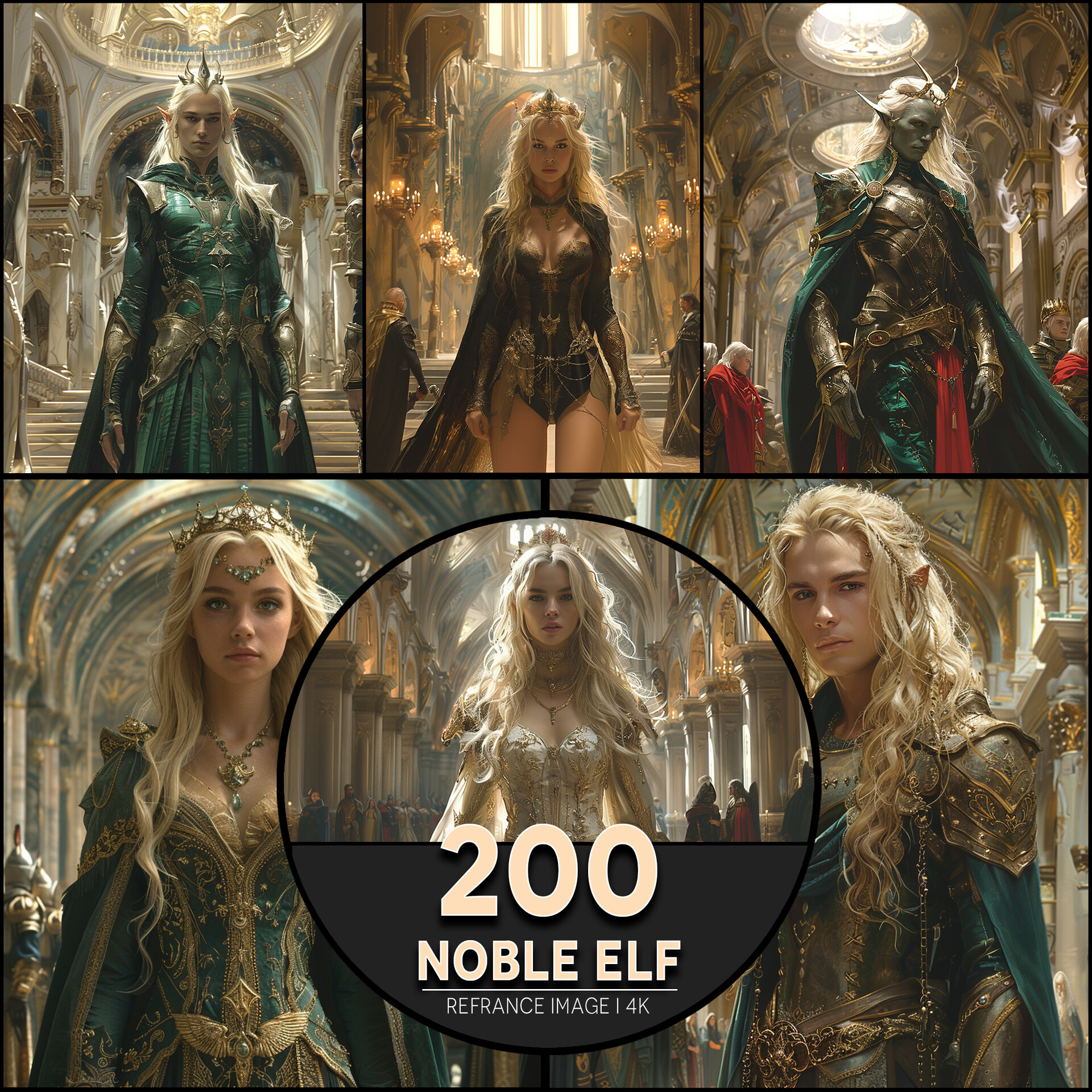 Pixel Ref - Noble Elf 4K Reference/Concept Images