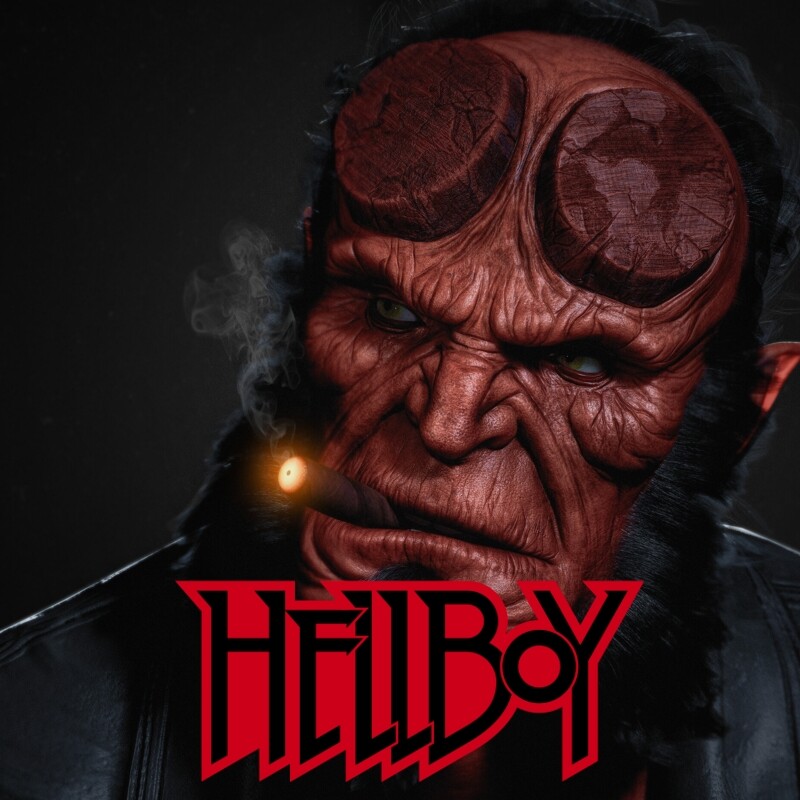 ArtStation - Hellboy - Bust/Game Ready