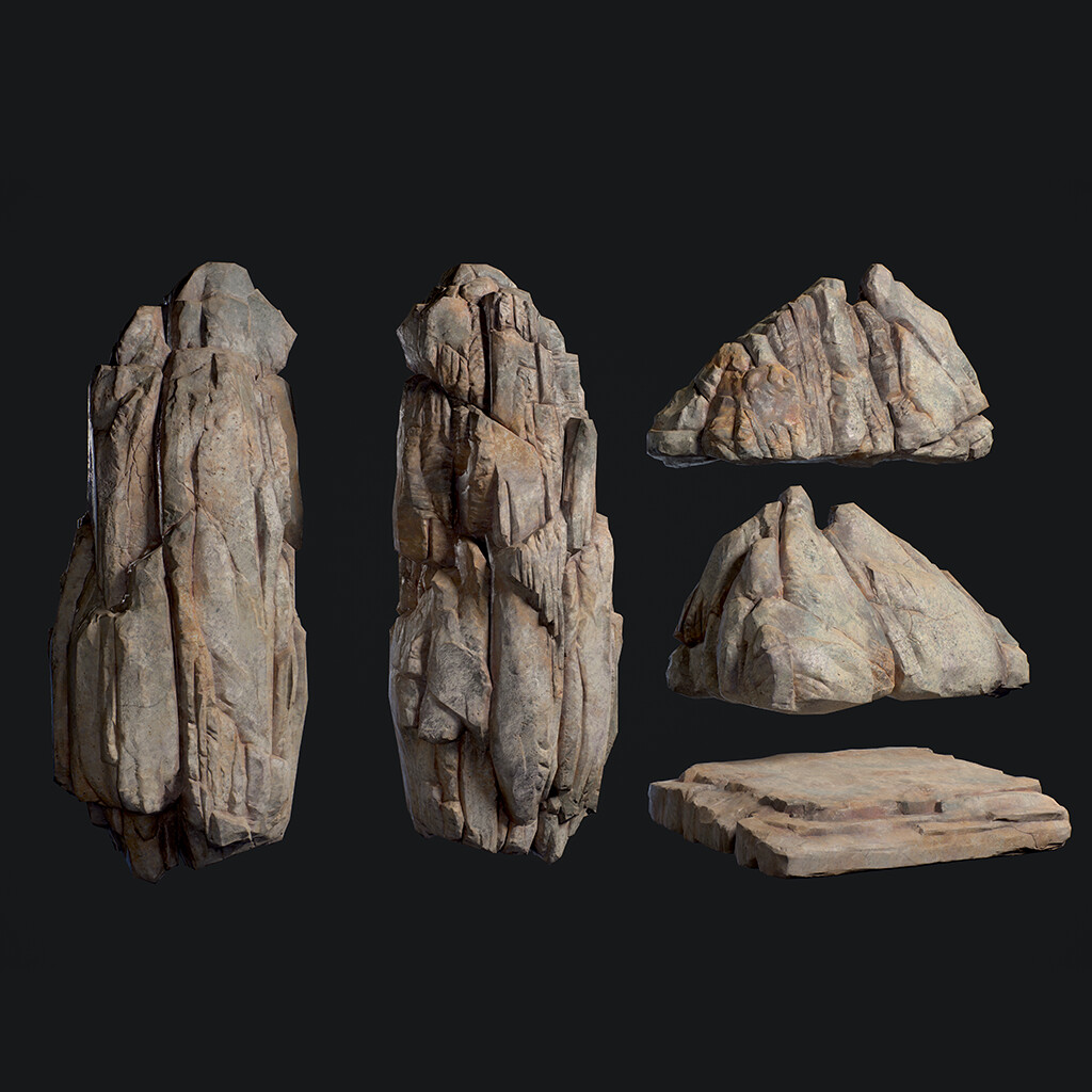 ArtStation - Cliff & Rock