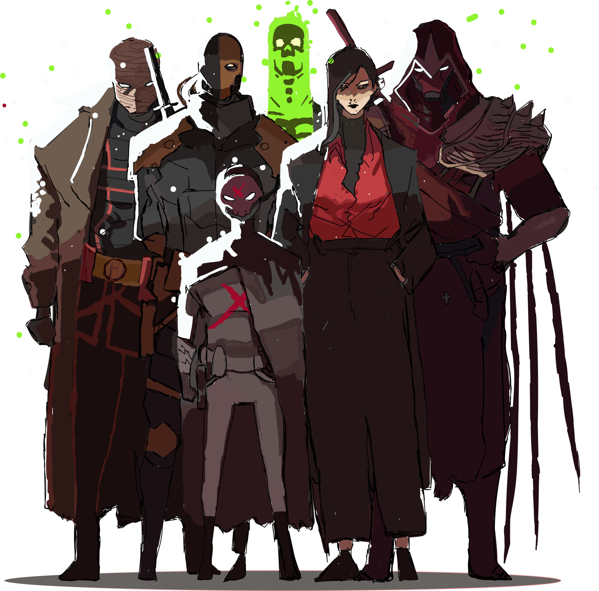 ArtStation - GOTHAM RED VILLAINS