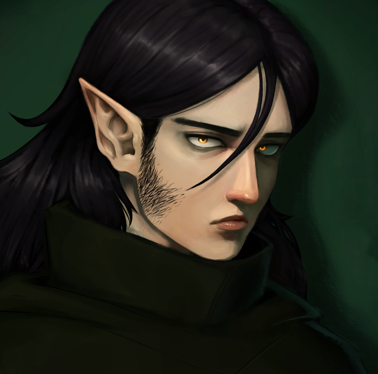 ArtStation - Portrait of my DnD character!