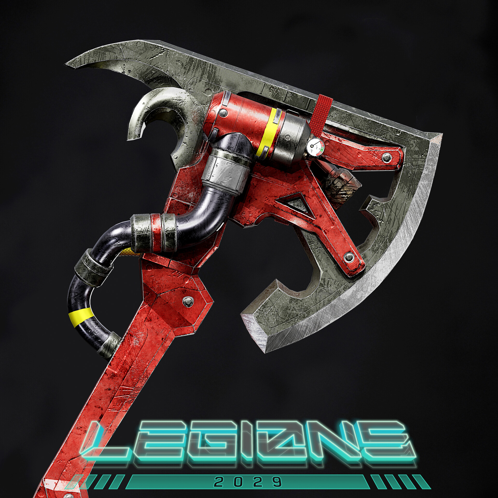 ArtStation - Sci-Fi Fire axe