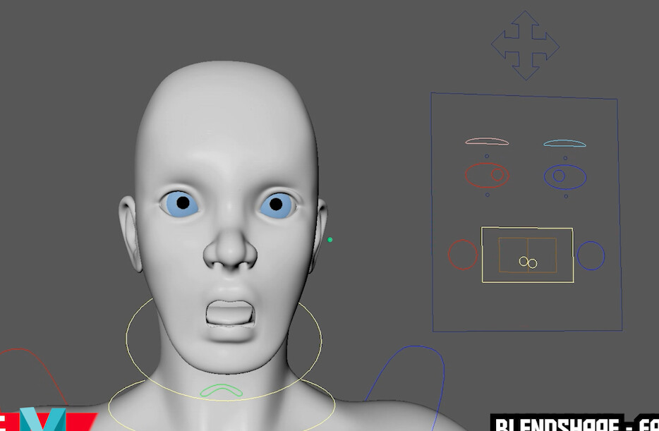 ArtStation - Facial Rigging (Human and Dog)