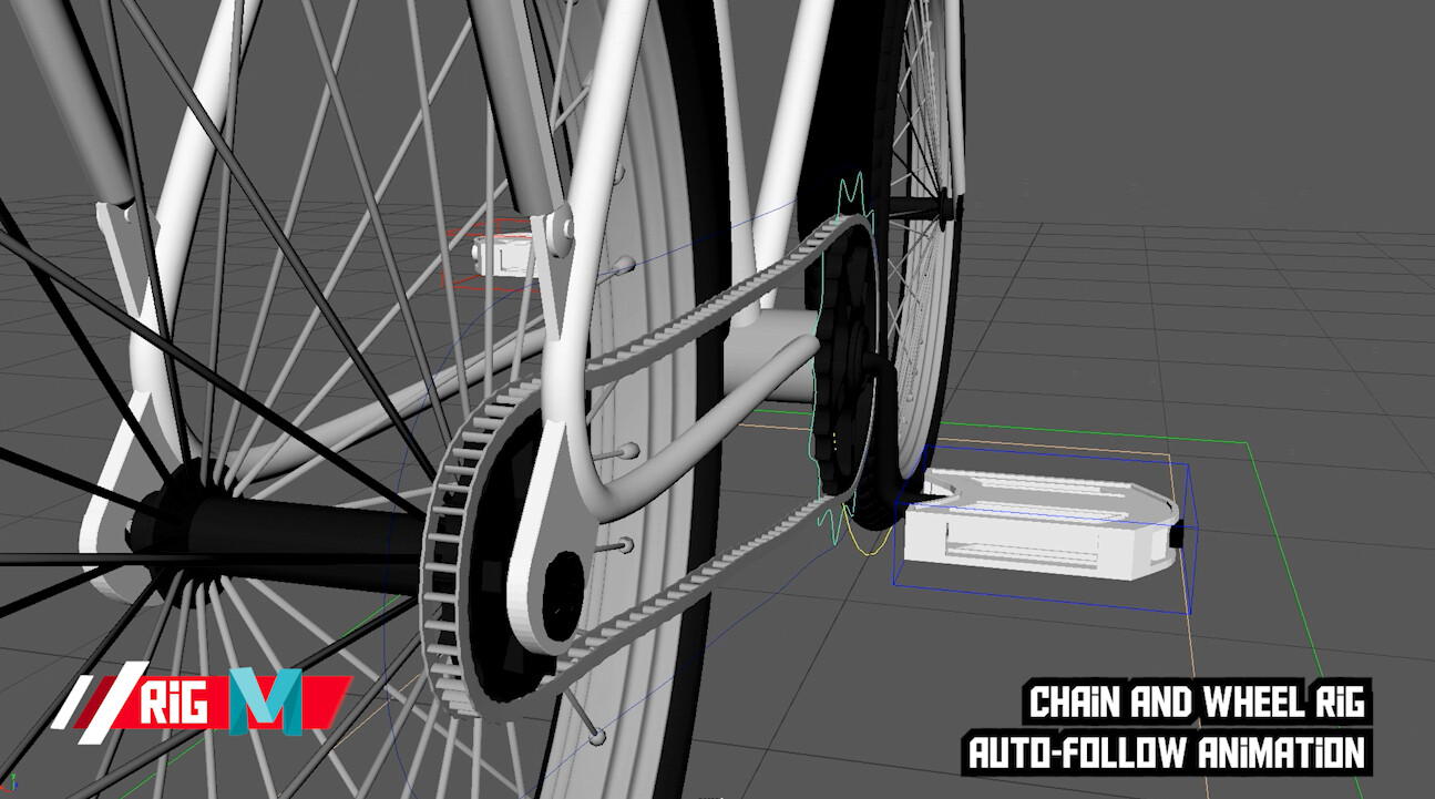 ArtStation - Bicycle and chain rig