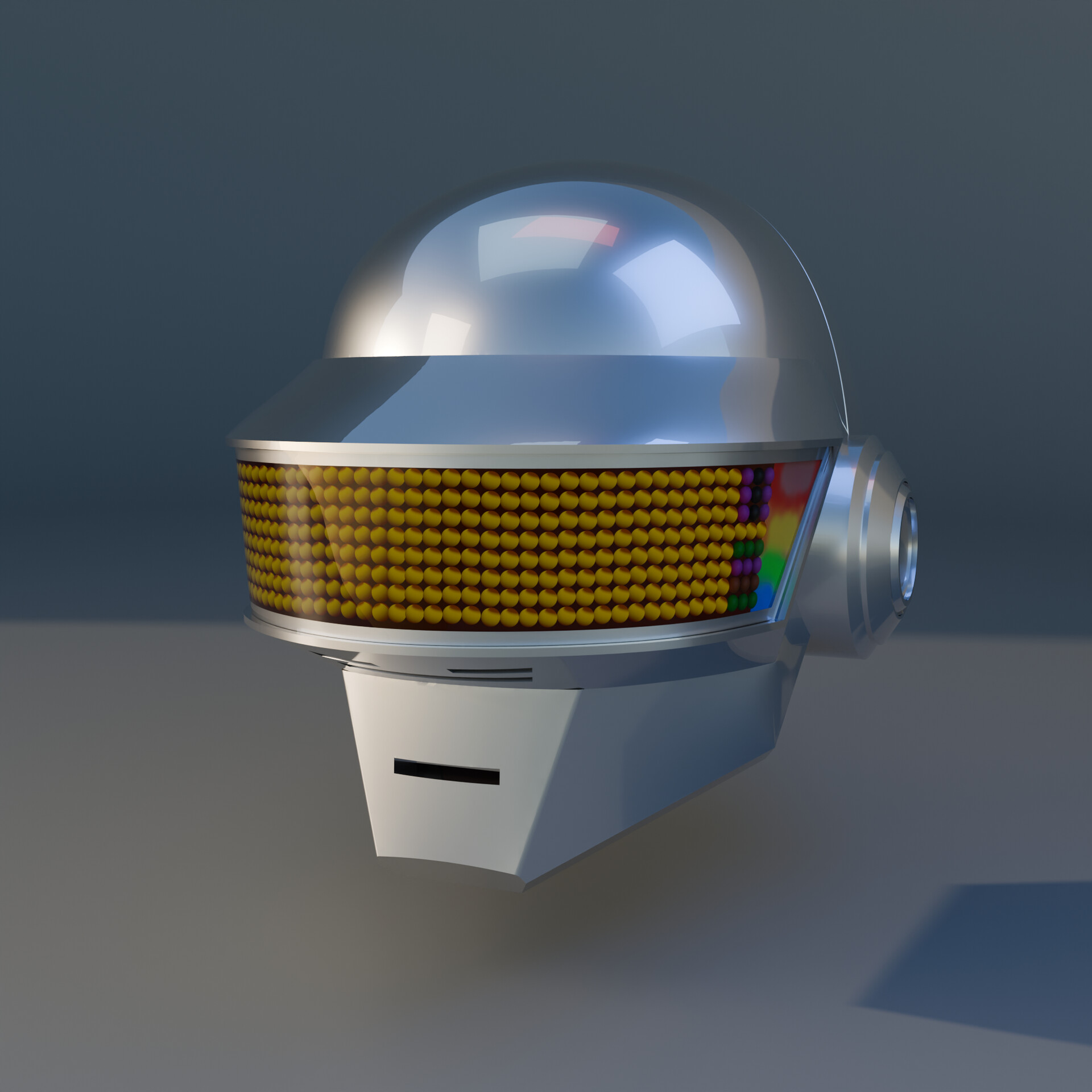 ArtStation - Futuristic Astronaut Helmet - 3D Model
