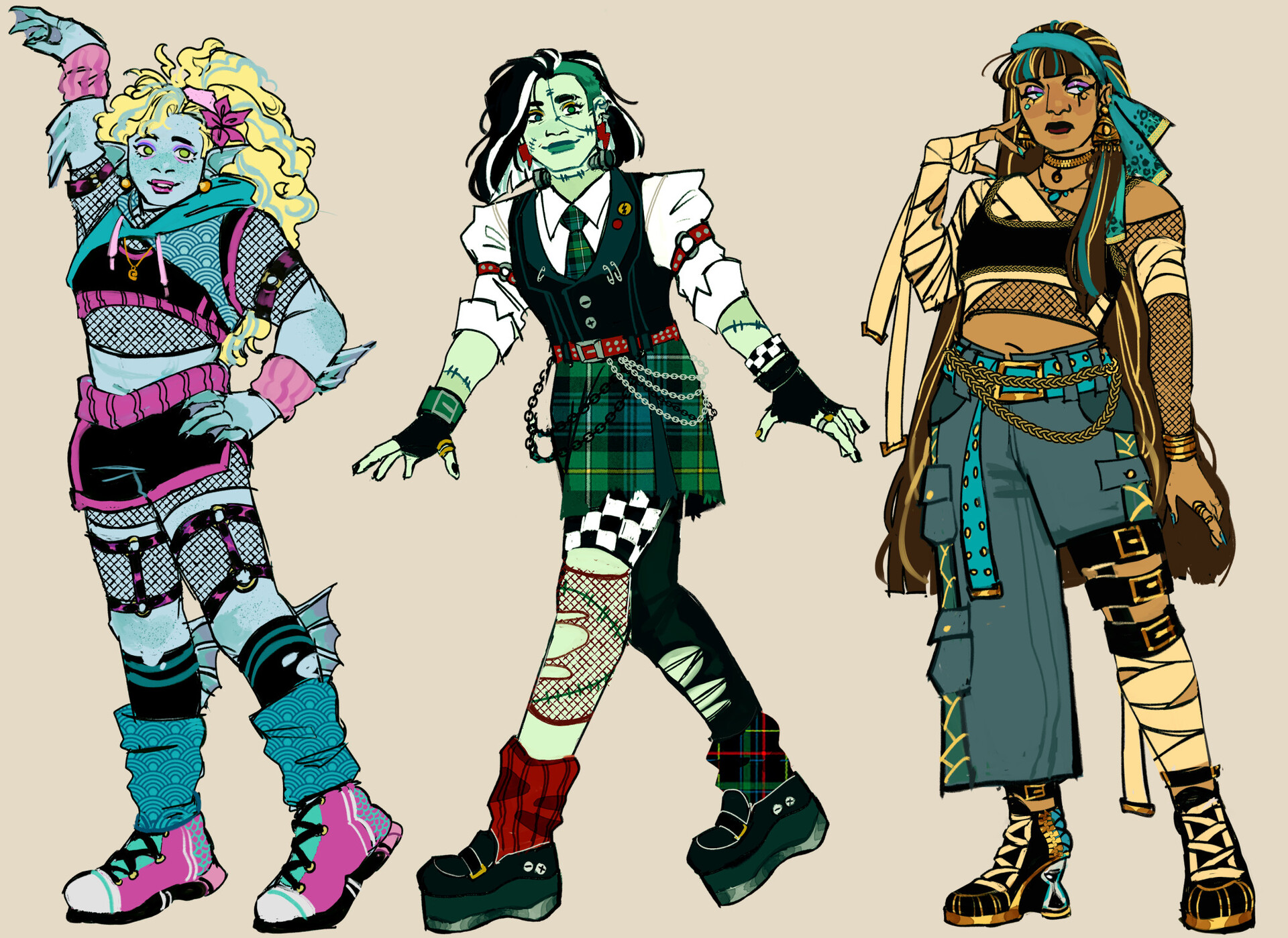 ArtStation - Monster High Redesigns