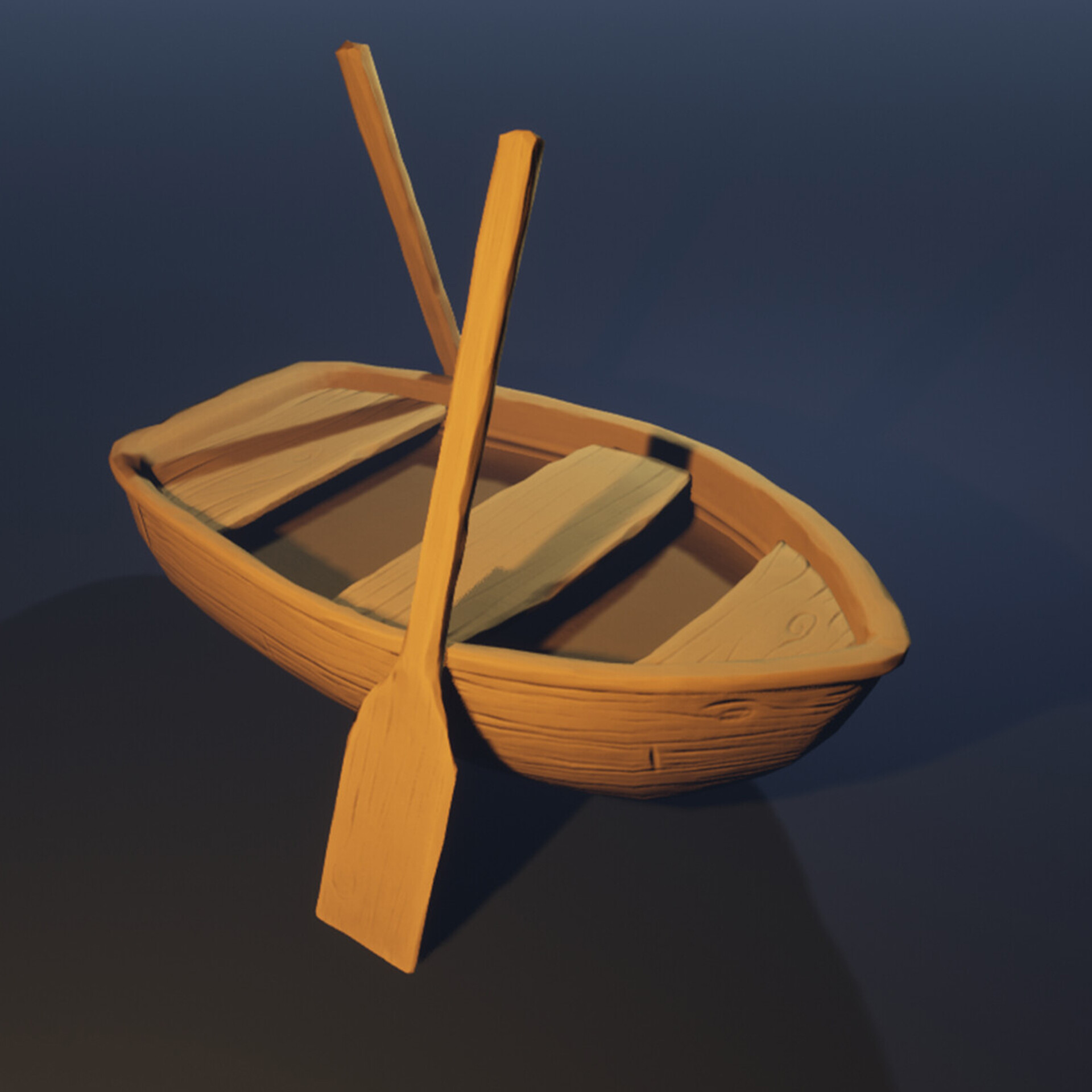 ArtStation - Rowboat