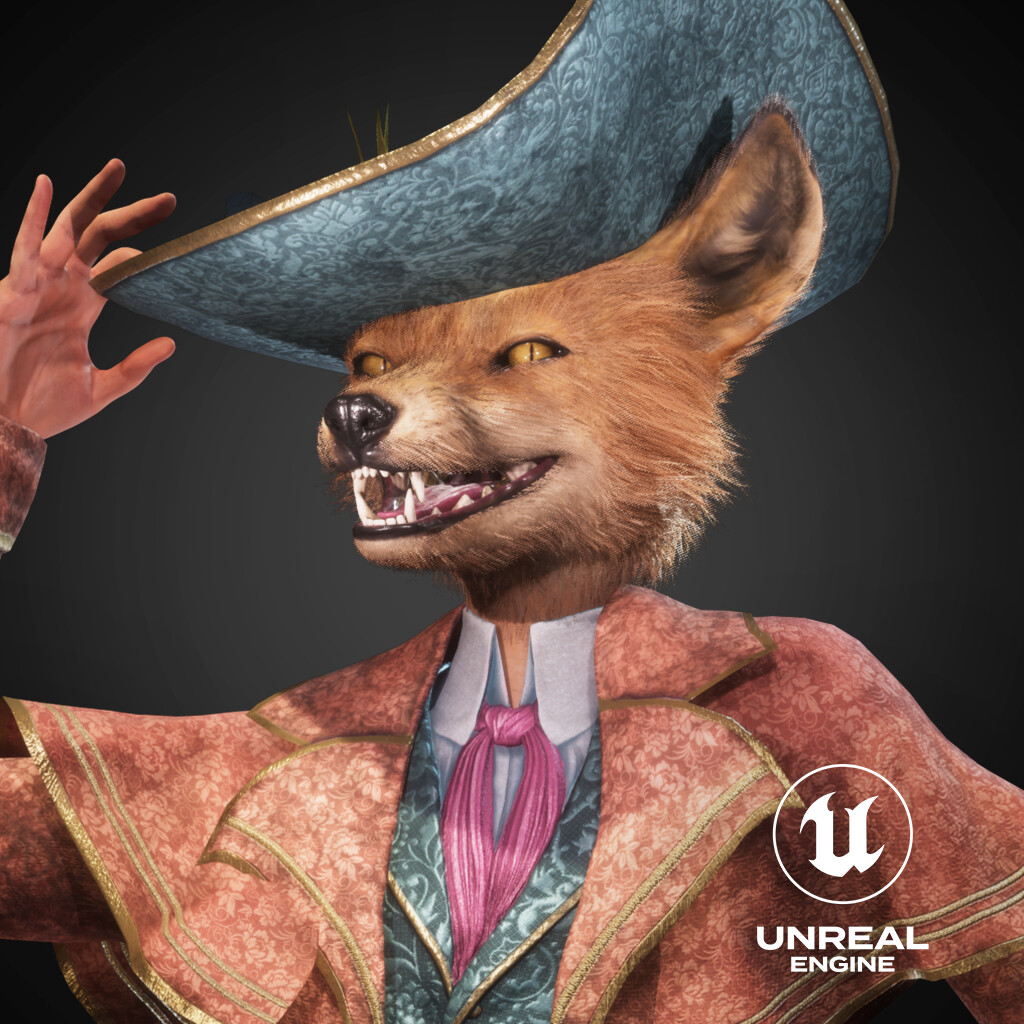 ArtStation - Fancy Fox Man