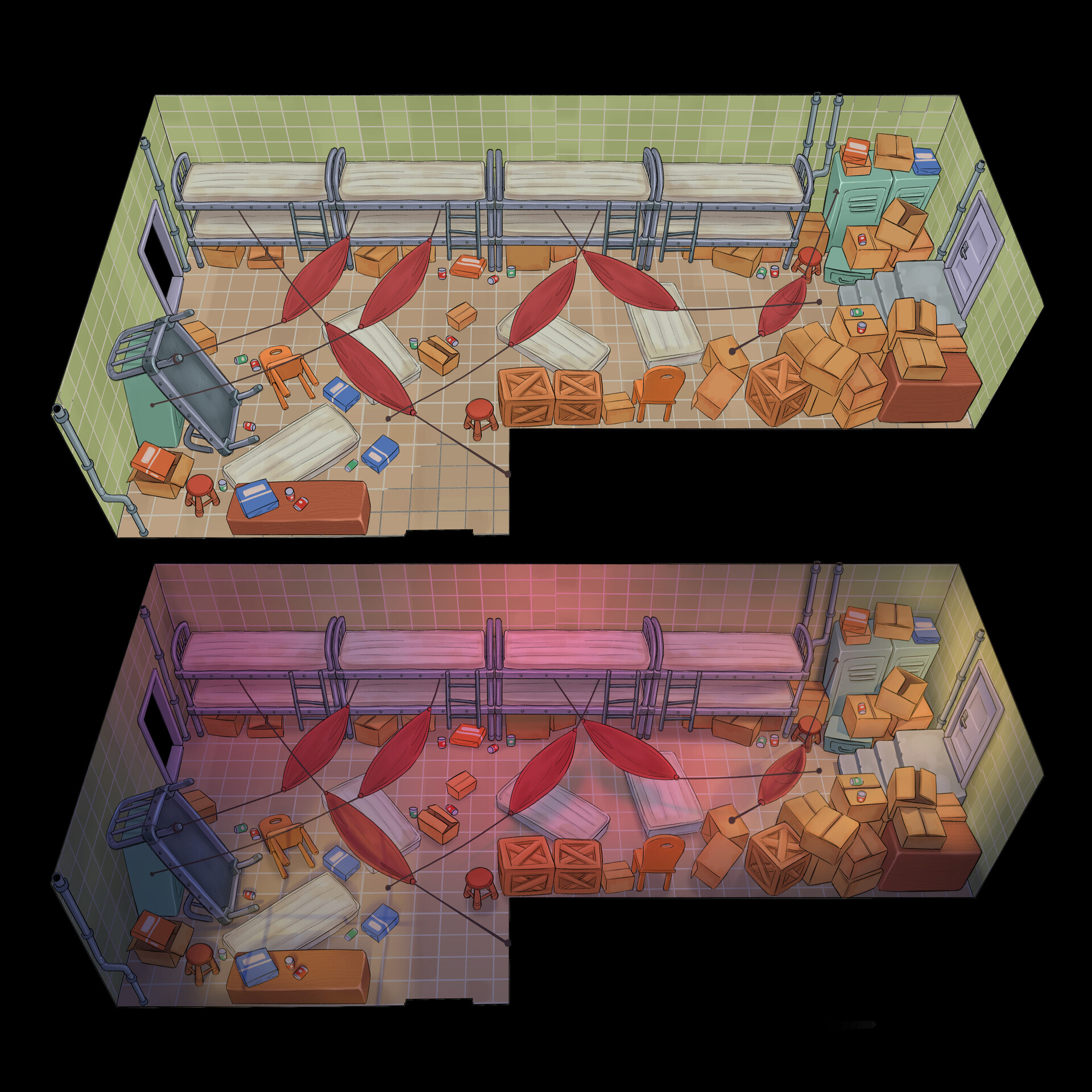 ArtStation - Dormitory Concept Design