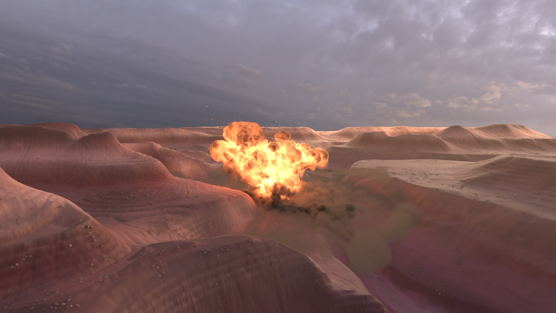 ArtStation - Grand Canyon Recreation | Explosion and Destruction