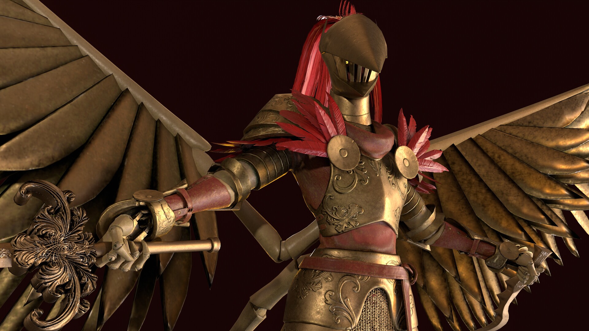 ArtStation - Winged-Knight