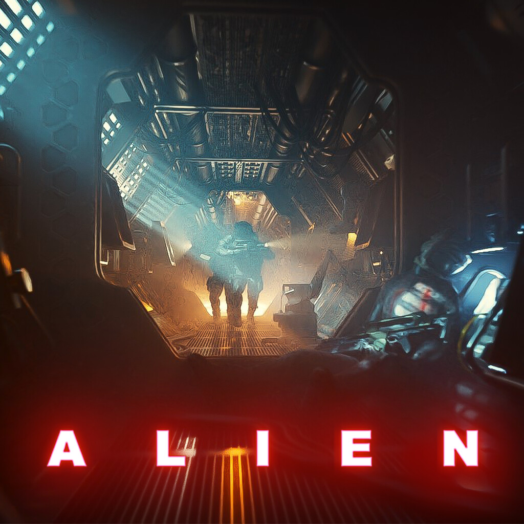 ArtStation - ALIEN CORRIDOR
