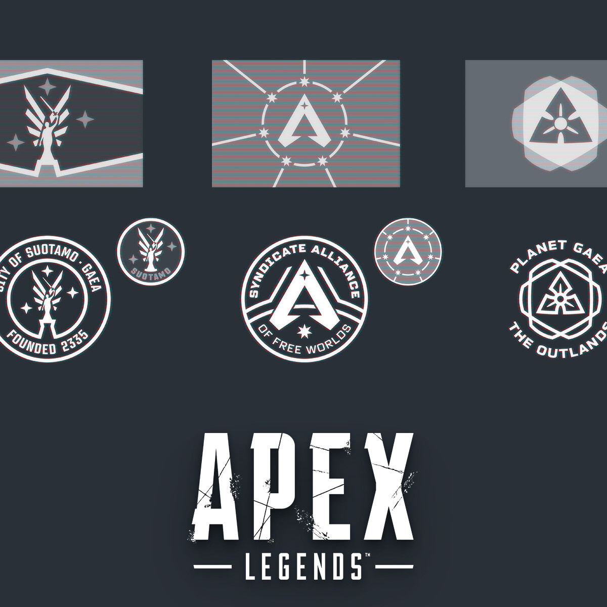 ArtStation - Brands & Signage - Apex Legends