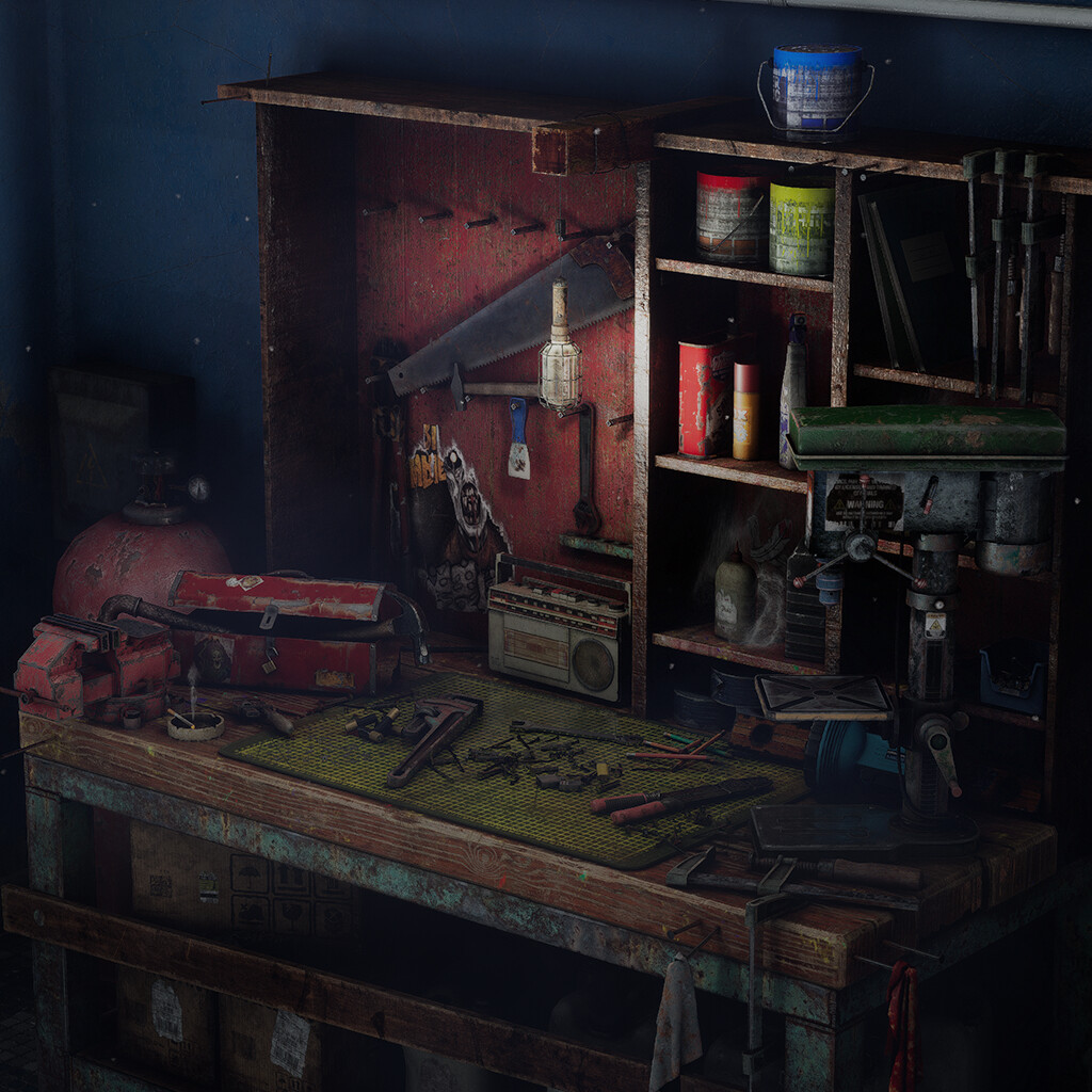 ArtStation - Working Bench env