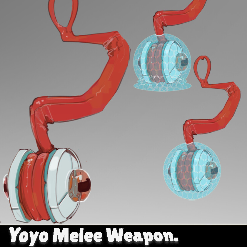 ArtStation - Yoyo Melee Weapon.
