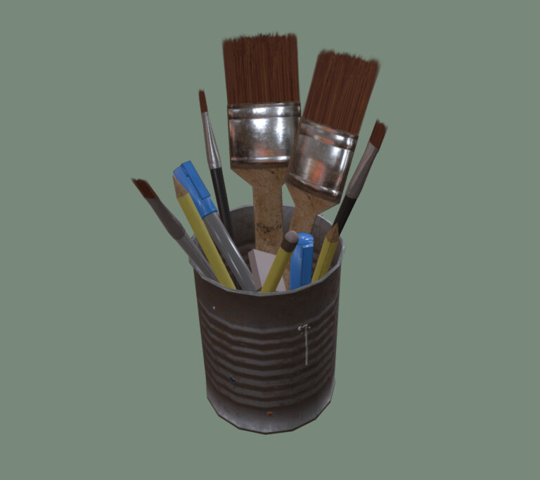 ArtStation - Paint Tin Can